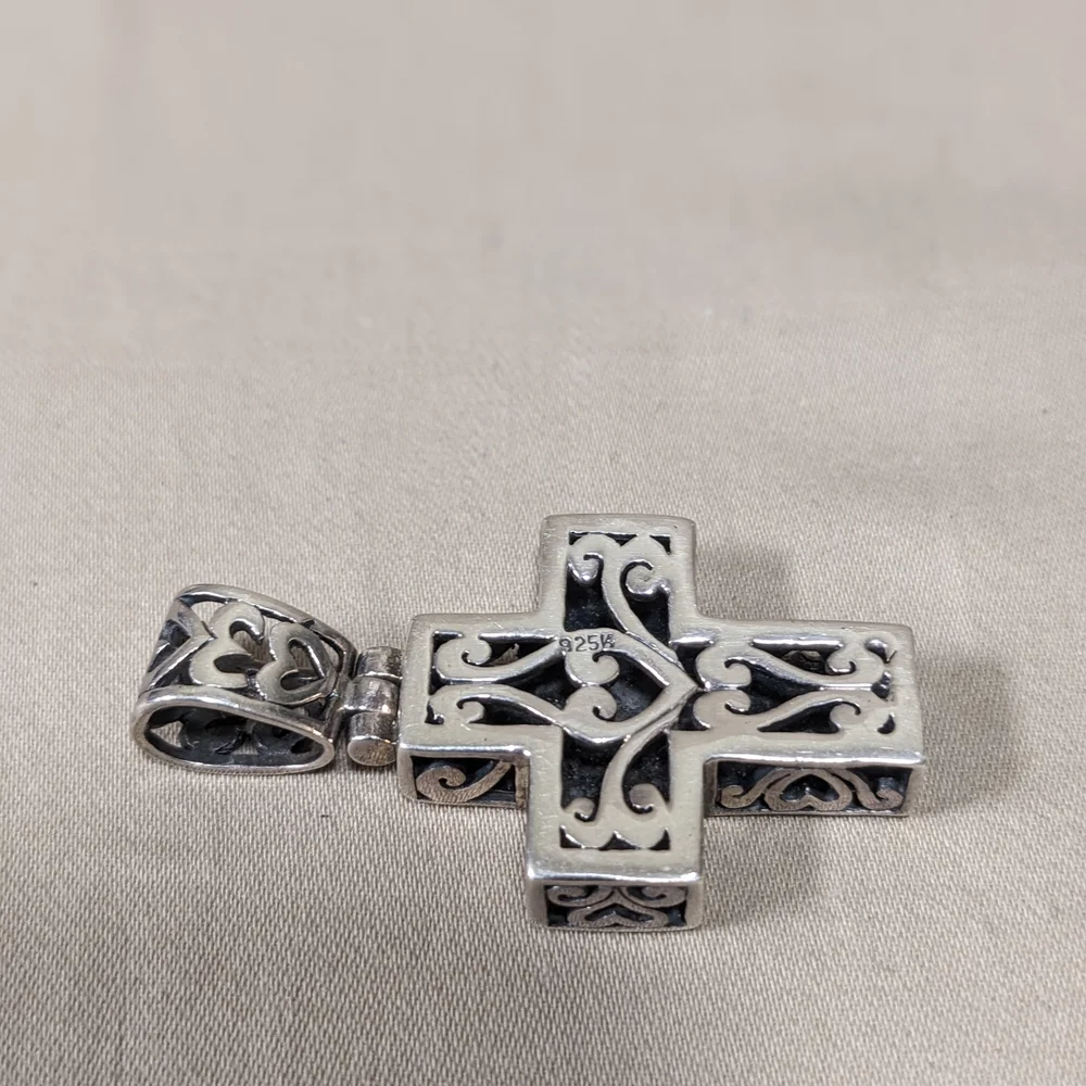 Source Unknown | Jewelry | Vintage Sterling Silver Christian Cross ...